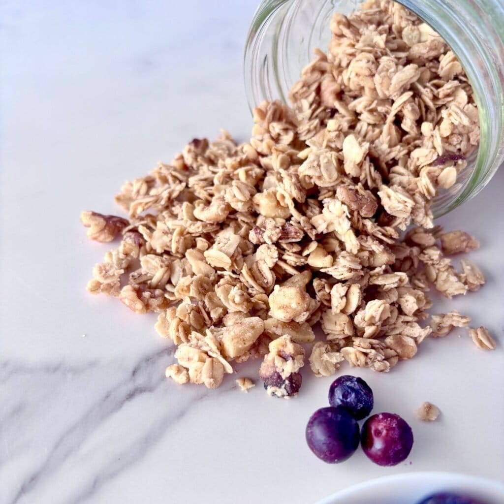 Easy Homemade Granola with Walnuts - inthekitchenwithinna.com