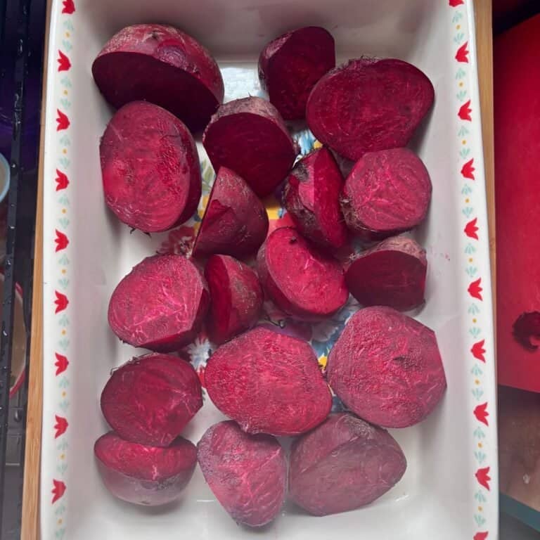 Simple Oven Roasted Red Beets - inthekitchenwithinna.com