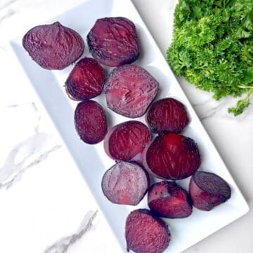 Simple Oven Roasted Red Beets - inthekitchenwithinna.com