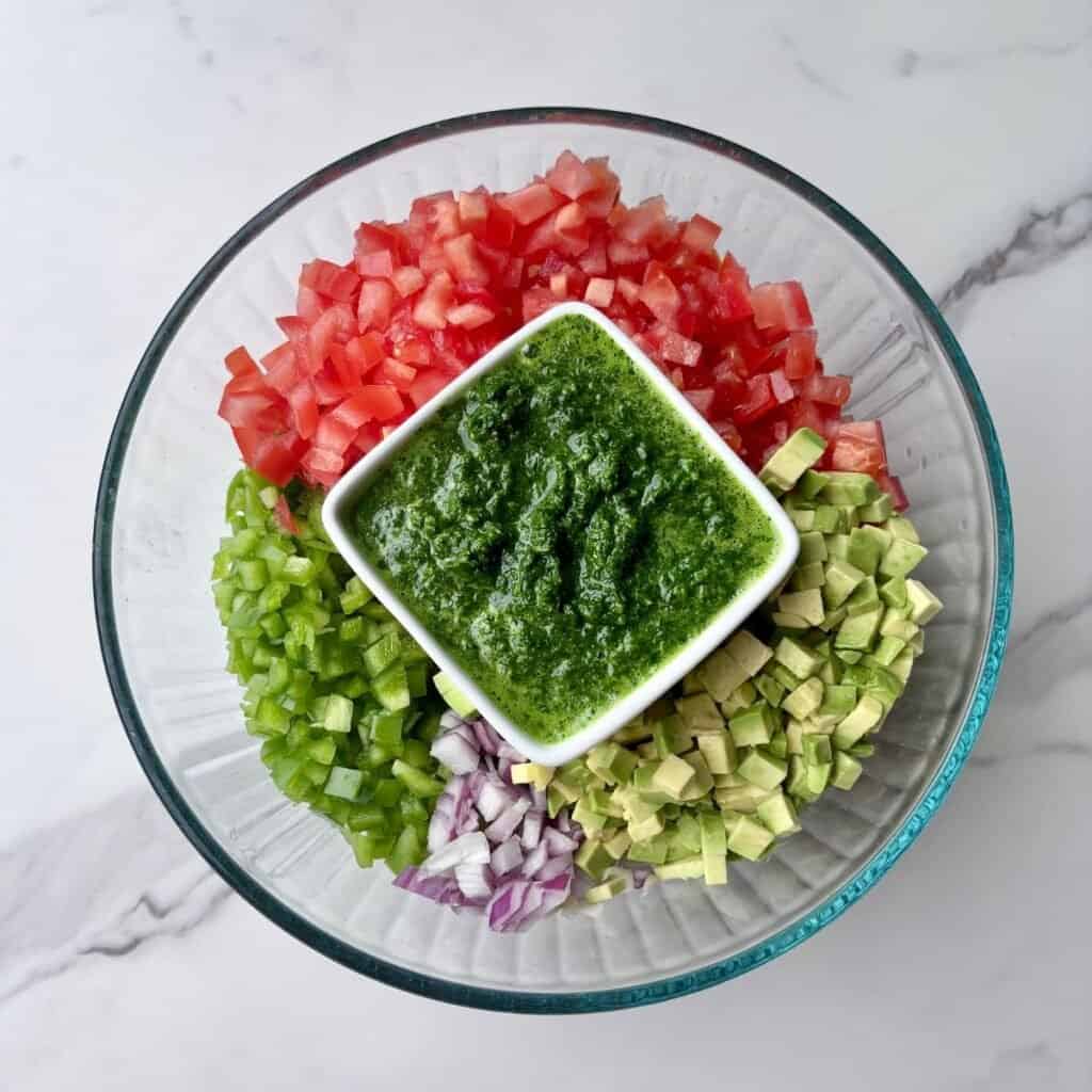 Fresh Salsa With Green Goddess Dressing (Easy and Healthy ...